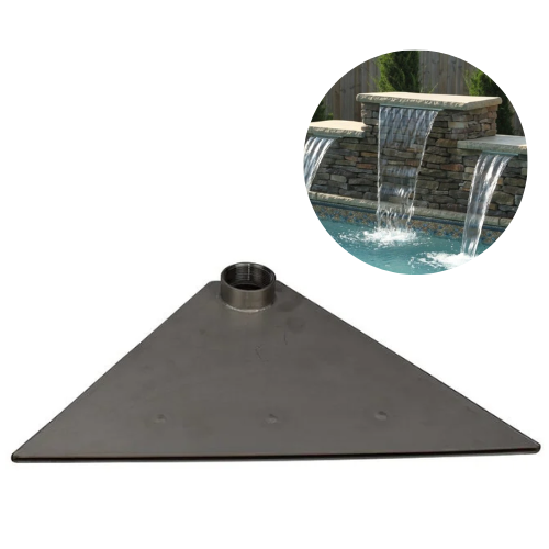 STAINLESS STEEL LETTERBOX WATER CURTAIN SPOUT– Waterhouse