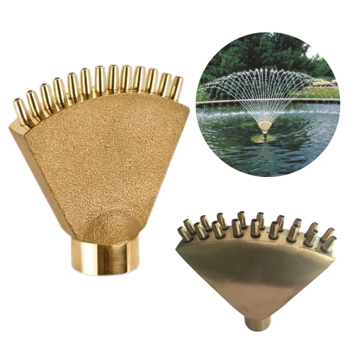 BRASS FINGER LIKE FOUNTAIN NOZZLE – NON ADJUSTABLE– Waterhouse