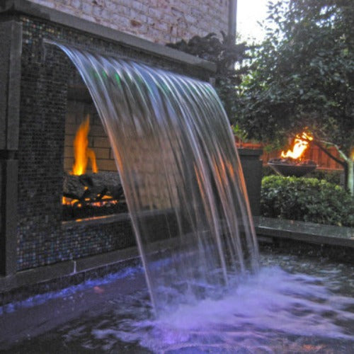 STAINLESS STEEL LETTERBOX WATER CURTAIN SPOUT– Waterhouse