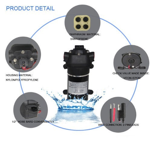 12 volt self priming pressure diaphragm pump 13 2l m fl35 in stock ...